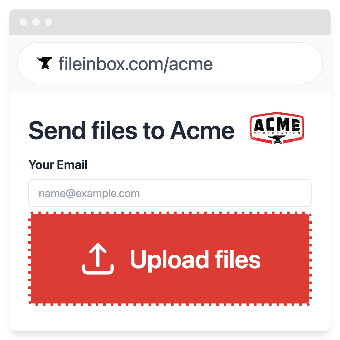 Transfer Large Files & Receive Files with Fileinbox